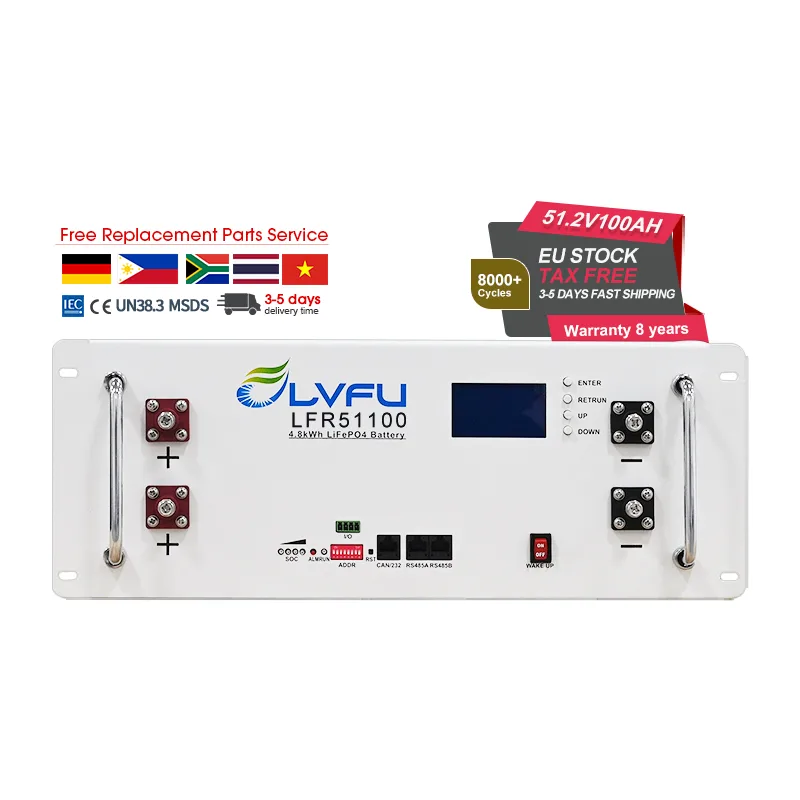 48V Lithium Battery Pack for off-grid Solar System - LVFU Energy Battery